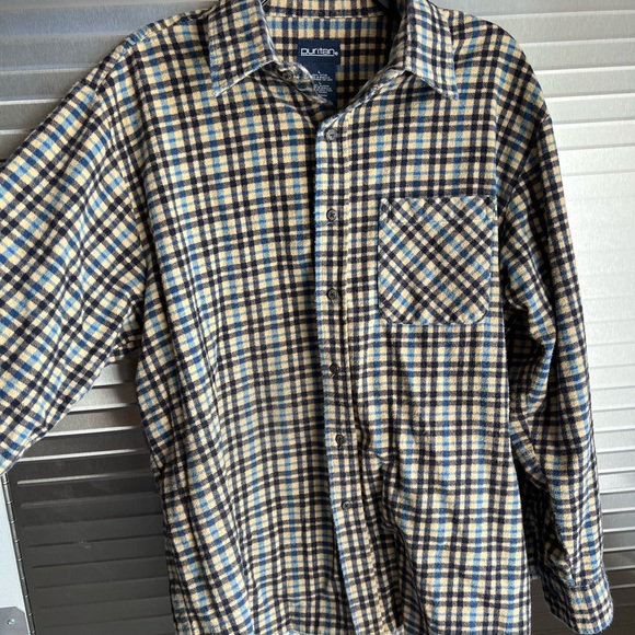 Puritan | Shirts | Vintage Puritan Pale Yellow Flannel | Poshmark